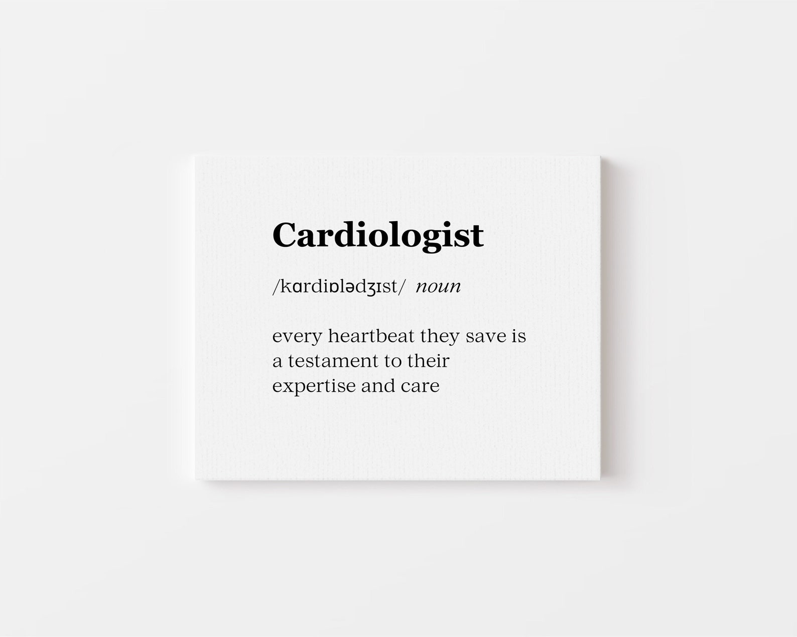 Cardiologist Wall Art Canvas, Cardiologist Definition Wall Art ...