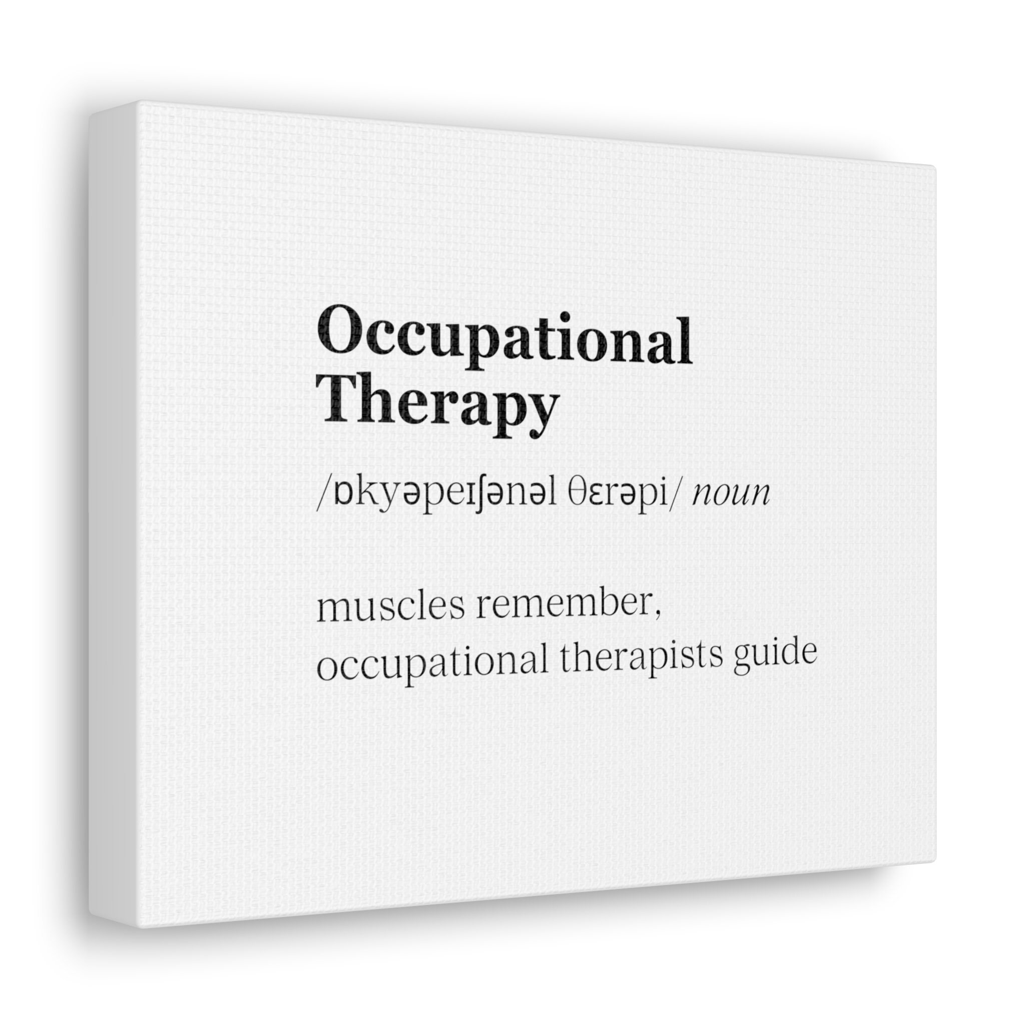 Occupational Therapy Wall Art Canvas, Occupational Therapy Wall Art ...