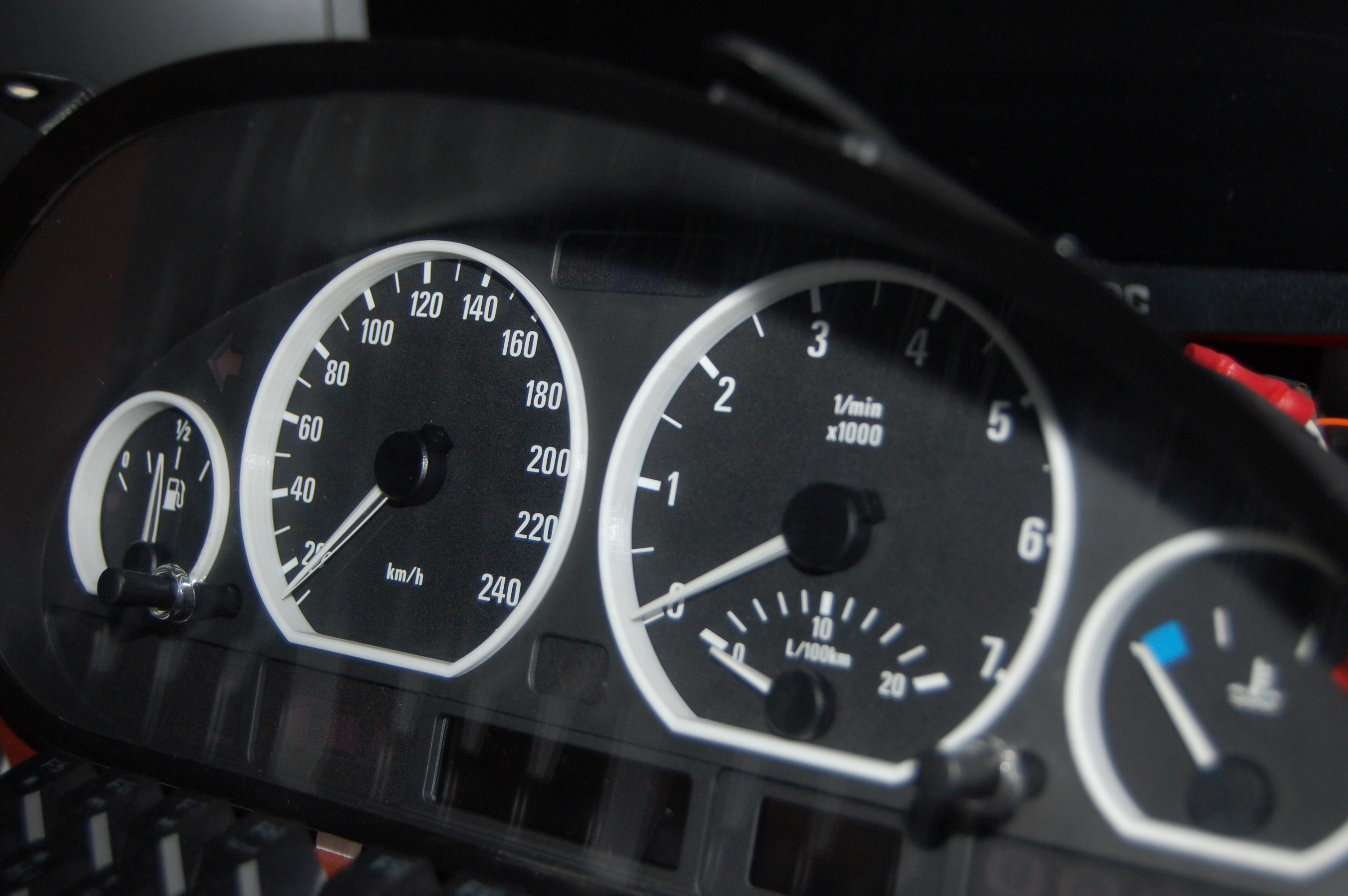 BMW E46 Gauge Rings Only STL to Print - Etsy