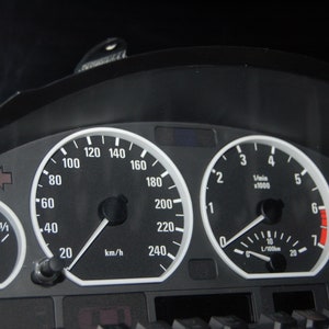 BMW E46 Gauge Rings Only STL to Print - Etsy