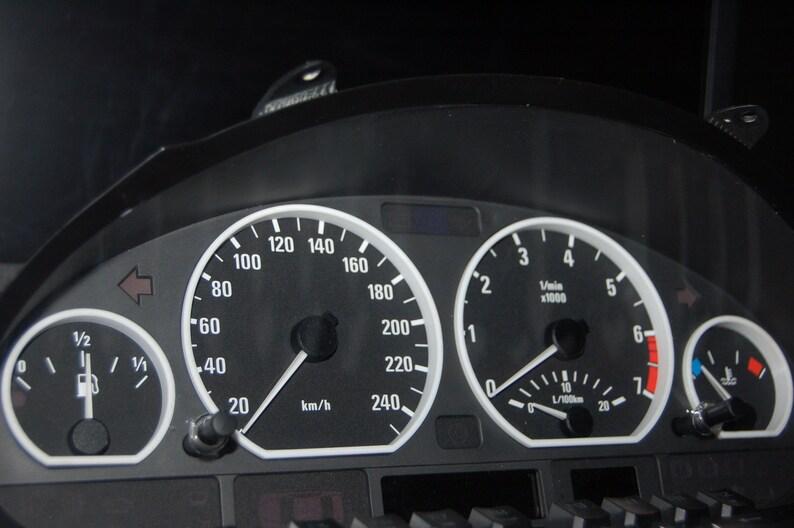 BMW E46 Gauge Rings Only STL to Print - Etsy
