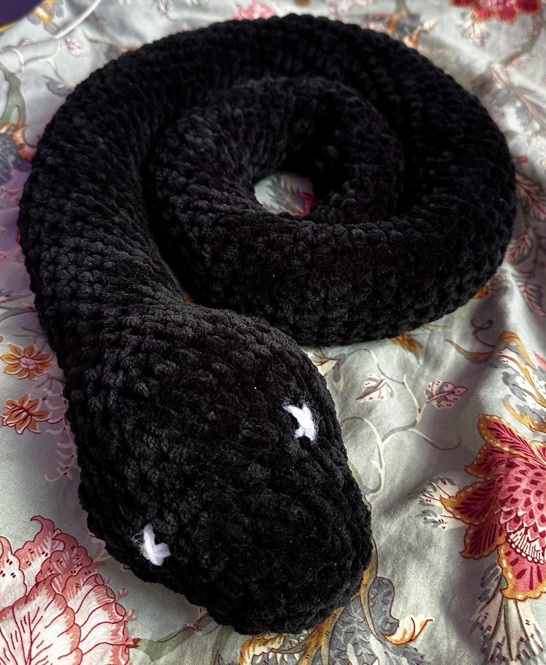 Large Crochet Snake Plushie Pattern - Etsy