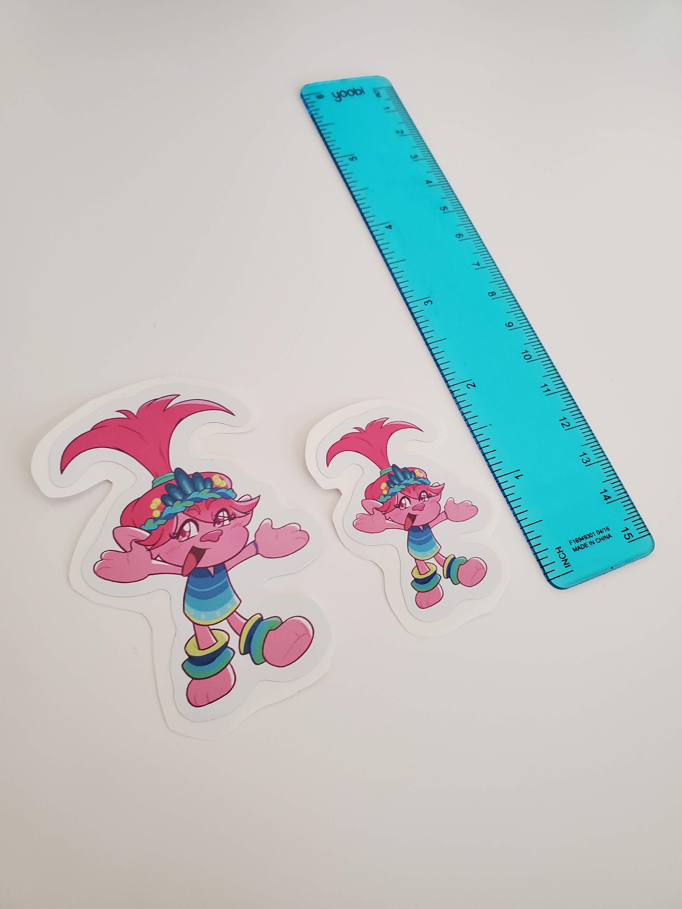 Poppy Sticker (trolls) - Etsy
