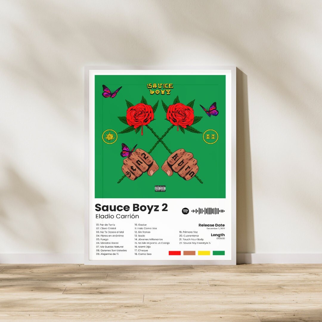 Eladio Carrión Poster / Sauce Boyz 2 / Eladio Carrión Playlist / Sauce ...