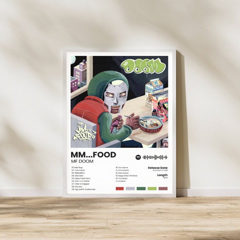 MF Doom Poster / Mm...food / Mf Doom Playlist / Mm...food Album / Album ...