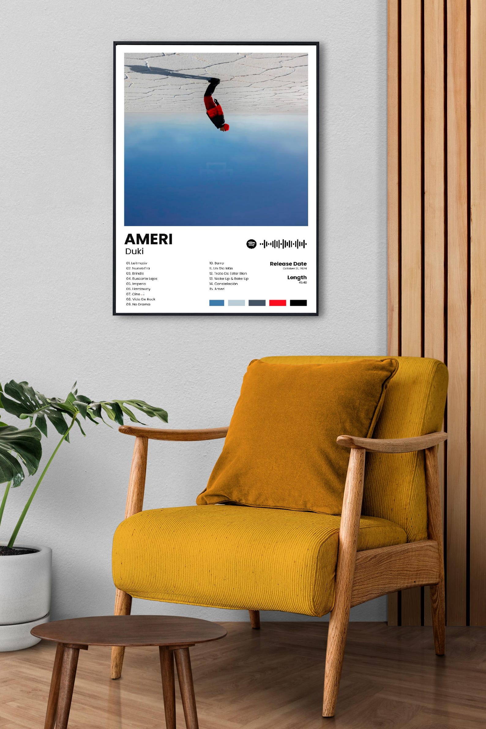 Duki Poster / AMERI / Duki Playlist / AMERI Album / Album Cover Poster / Album Cover / Digital ...