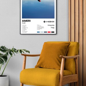 Duki Poster / AMERI / Duki Playlist / AMERI Album / Album Cover Poster / Album Cover / Digital ...
