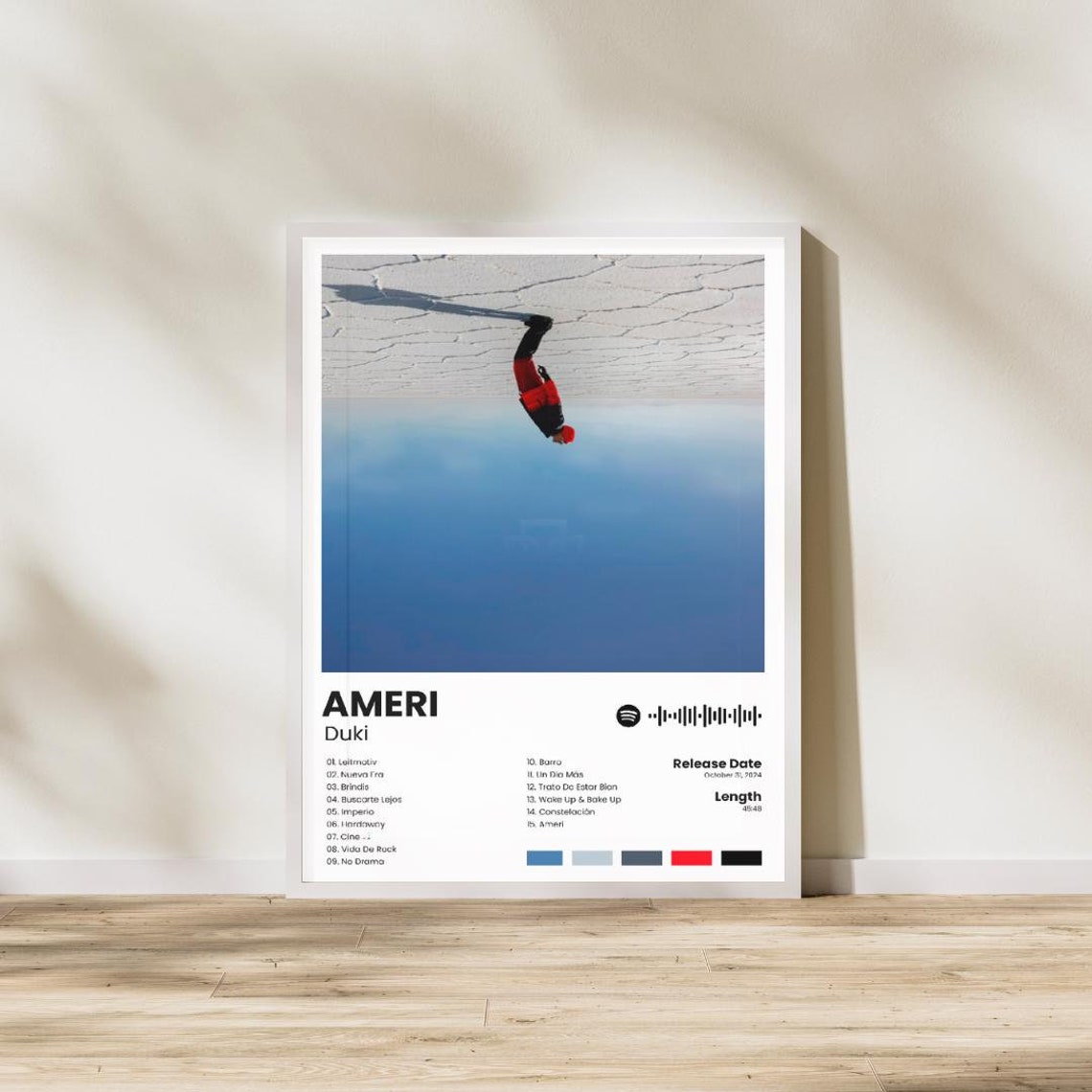 Duki Poster / AMERI / Duki Playlist / AMERI Album / Album Cover Poster / Album Cover / Digital ...