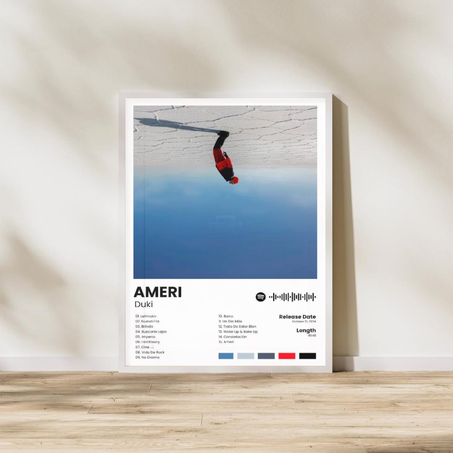 Duki Poster / AMERI / Duki Playlist / AMERI Album / Album Cover Poster / Album Cover / Digital ...