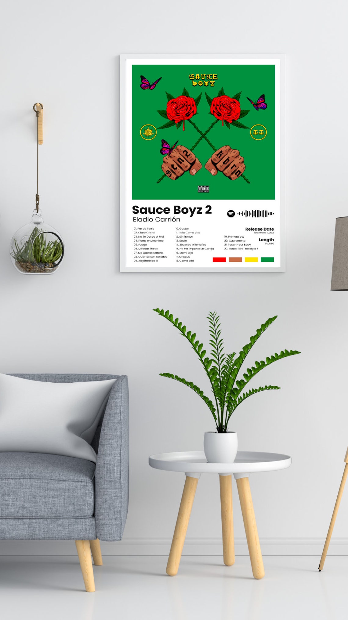 Eladio Carrión Poster / Sauce Boyz 2 / Eladio Carrión Playlist / Sauce ...