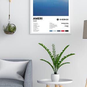 Duki Poster / AMERI / Duki Playlist / AMERI Album / Album Cover Poster / Album Cover / Digital ...
