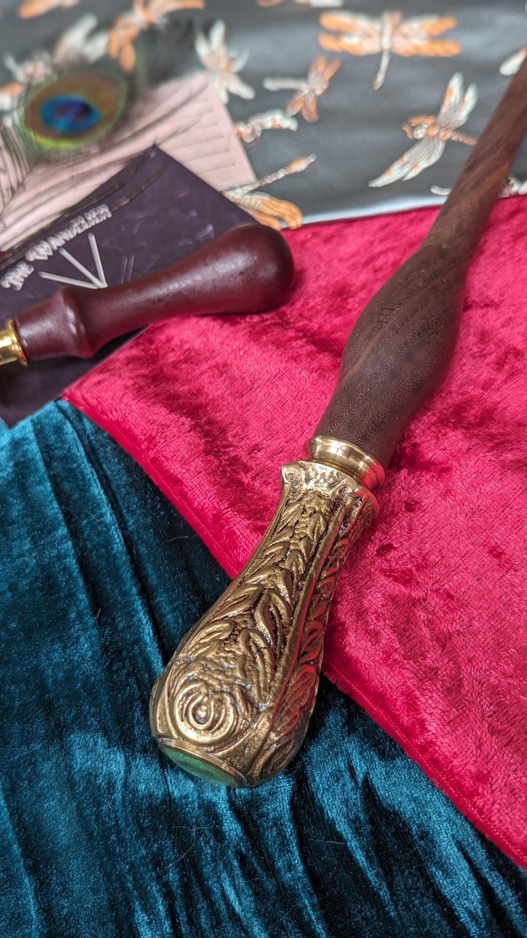 Feathervine Hand Made Walnut Wand - Etsy