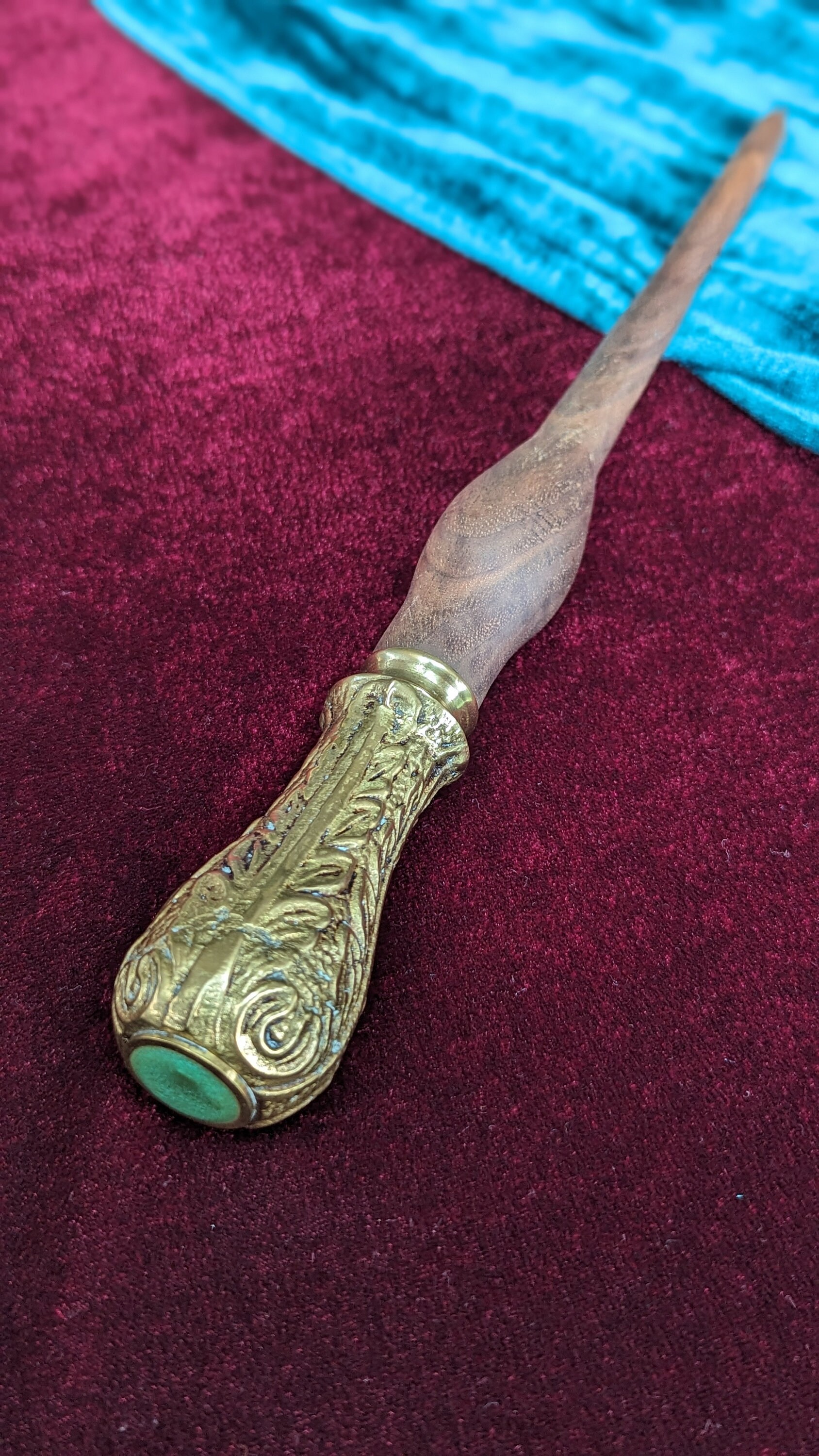 Feathervine Hand Made Walnut Wand - Etsy