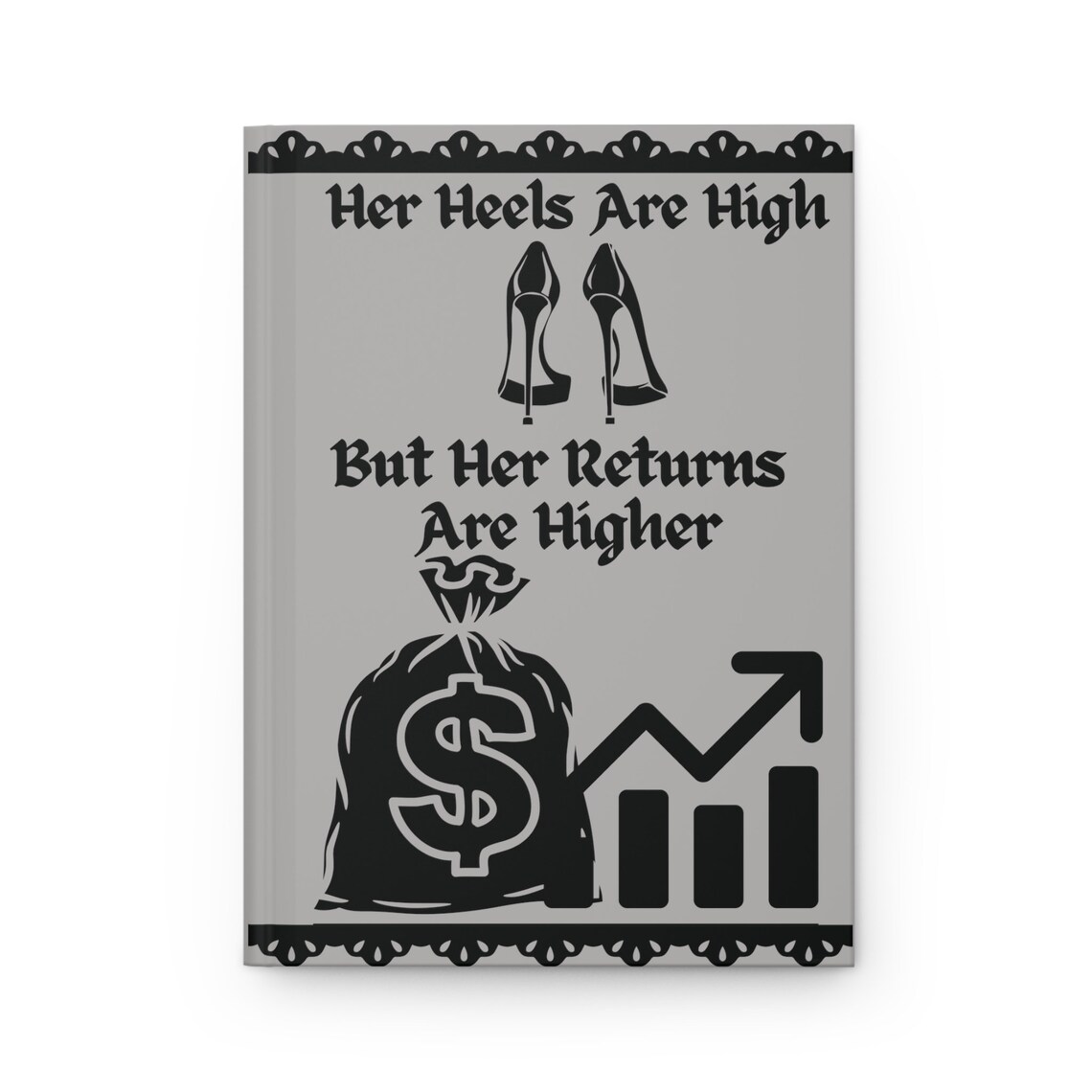 Feminine Trading Notebook | Hard Cover Book | Lined Investor Journal ...