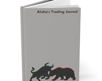 Feminine Trading Notebook | Hard Cover Book | Lined Investor Journal ...