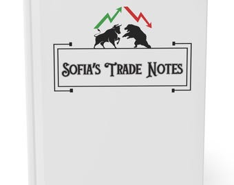 Feminine Trading Notebook Hard Cover Book Lined Investor Journal Crypto ...