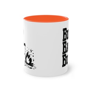 Bitcoin Coffee Cup | Bitcoin Bonfire Two-tone Funny Coffee Mug |11oz ...