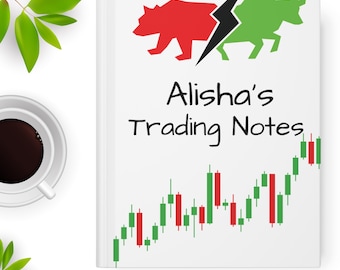 Feminine Trading Notebook | Hard Cover Book | Lined Investor Journal ...