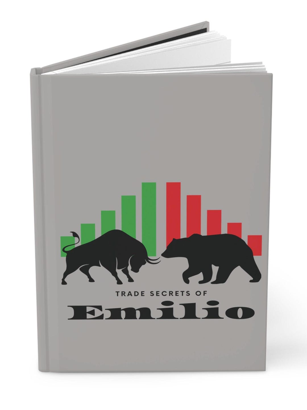 Custom Trading Notebook | Hard Cover Personalized Book | Lined Investor ...