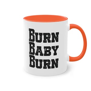 Bitcoin Coffee Cup | Bitcoin Bonfire Two-tone Funny Coffee Mug |11oz ...
