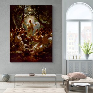 Jesus Christ and His Disciples A Spiritual Divine Gathering in the ...
