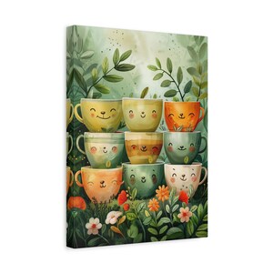 Whimsical Animal Happy Smiley Face Emoji Teacups in the Enchanted ...