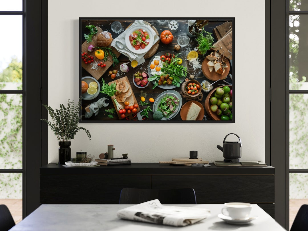Gourmet Fresh Vegetables and Ingredients Platter Culinary Food High ...