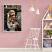 Cockapoo Reading on a Toilet Art Canvas, Dog Sitting on Toilet Wall Art ...