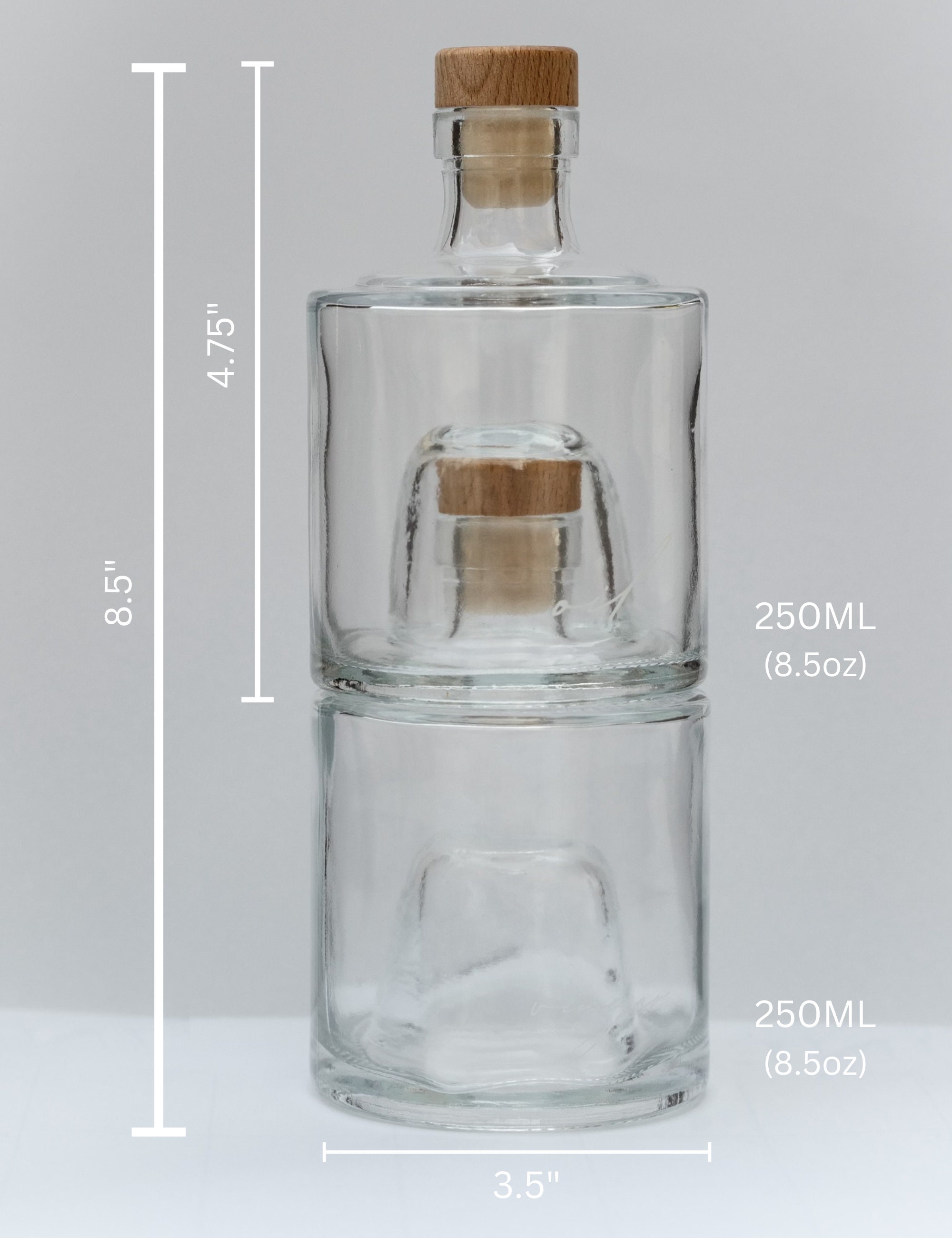 Oil and Vinegar Glass Dispensing Set - Etsy
