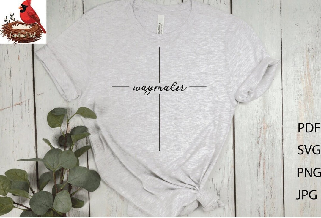 Waymaker Cross Svg, Png, Pdf, Jpeg - Etsy