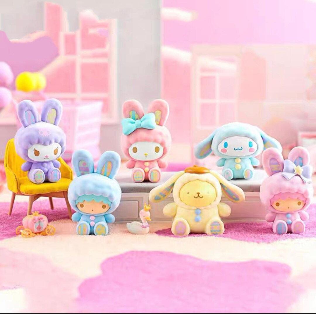 Sanrio Character Fluffy Rabbit Blind Box - Etsy
