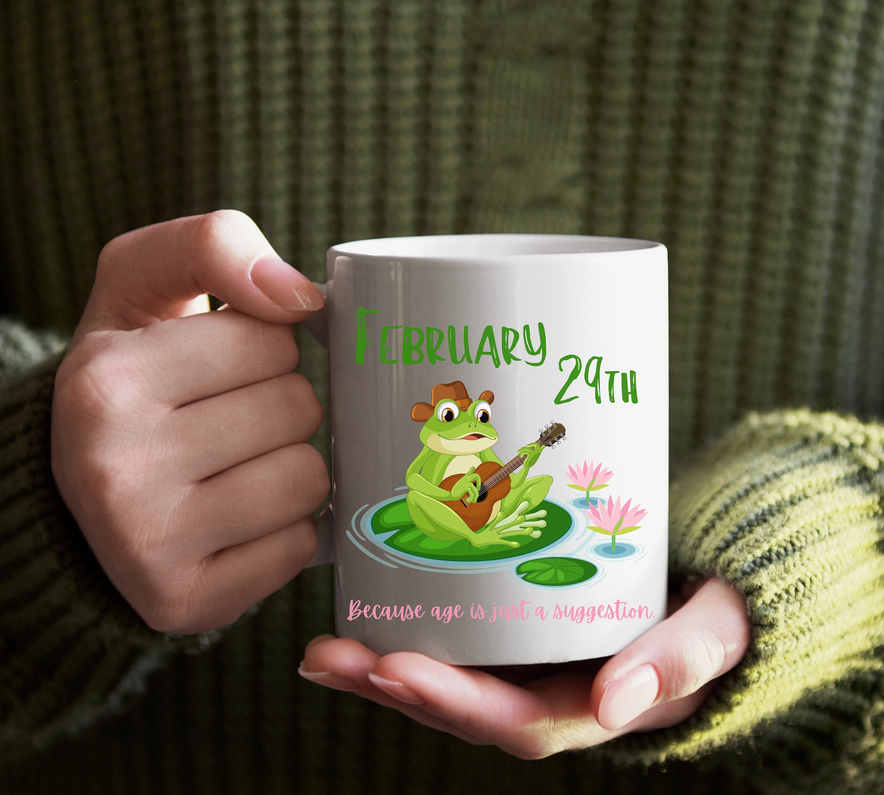 Leap Year Giftable 11oz Ceramic Mug, Funny Leap Day Birthday Gift ...