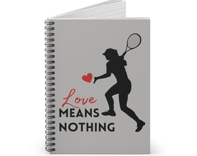 Tennis Notebook, Sport Notebooks, Tennis Captain Gift, Tennis Gift for ...