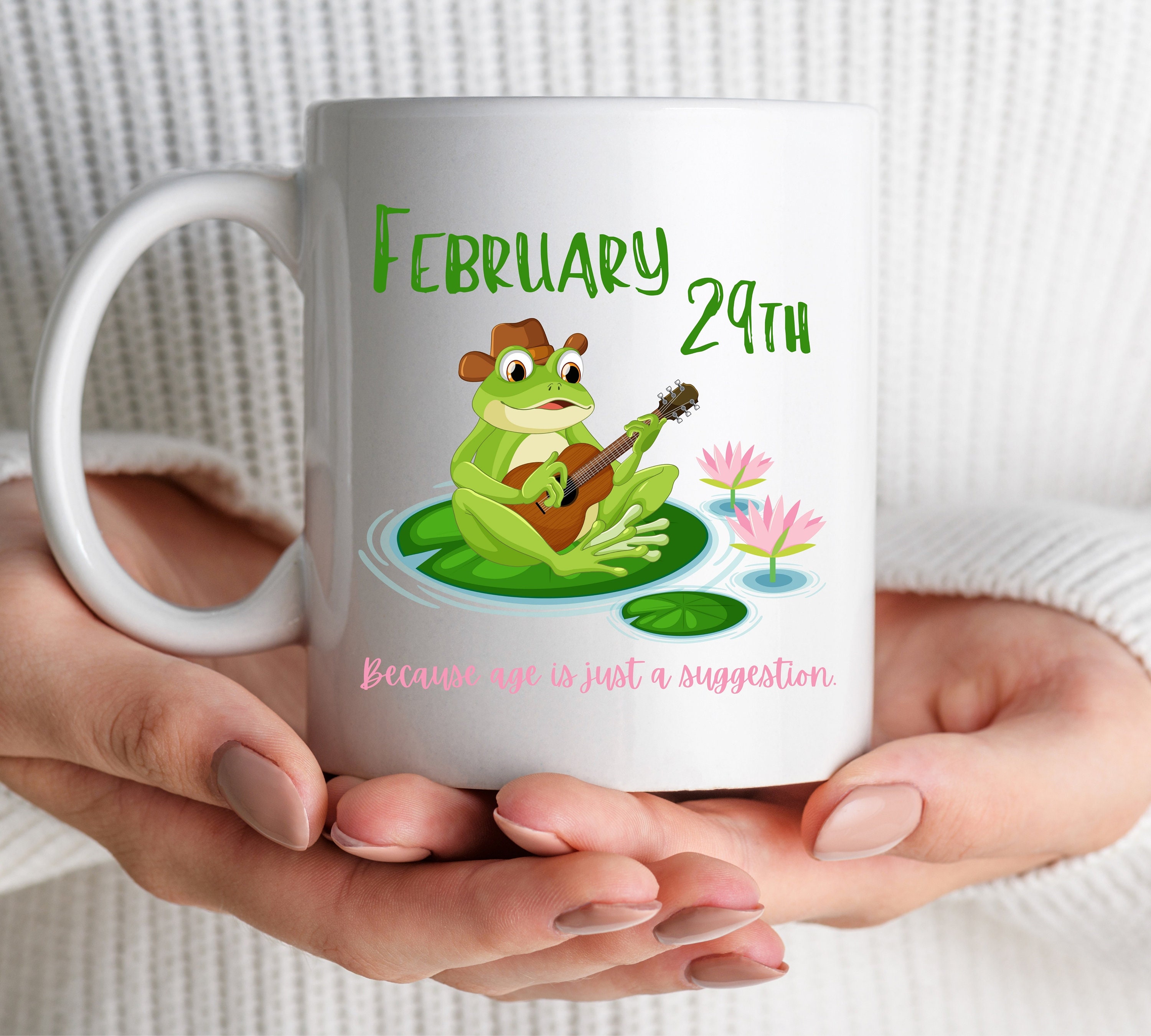 Leap Year Giftable 11oz Ceramic Mug, Funny Leap Day Birthday Gift ...