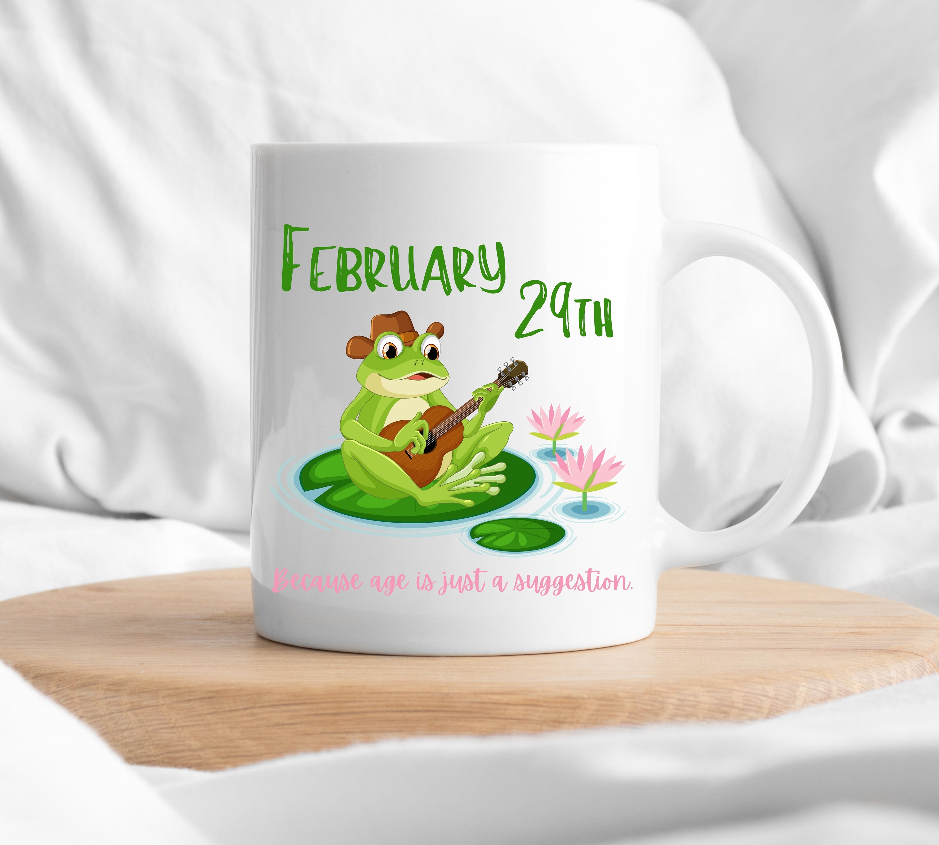 Leap Year Giftable 11oz Ceramic Mug, Funny Leap Day Birthday Gift ...