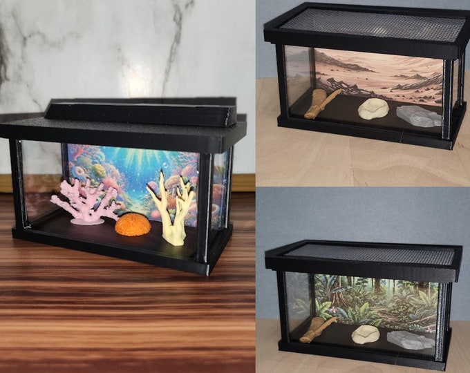 Custom Miniature/miniverse Aquarium or Critter Tank Set (tank Only) - Etsy