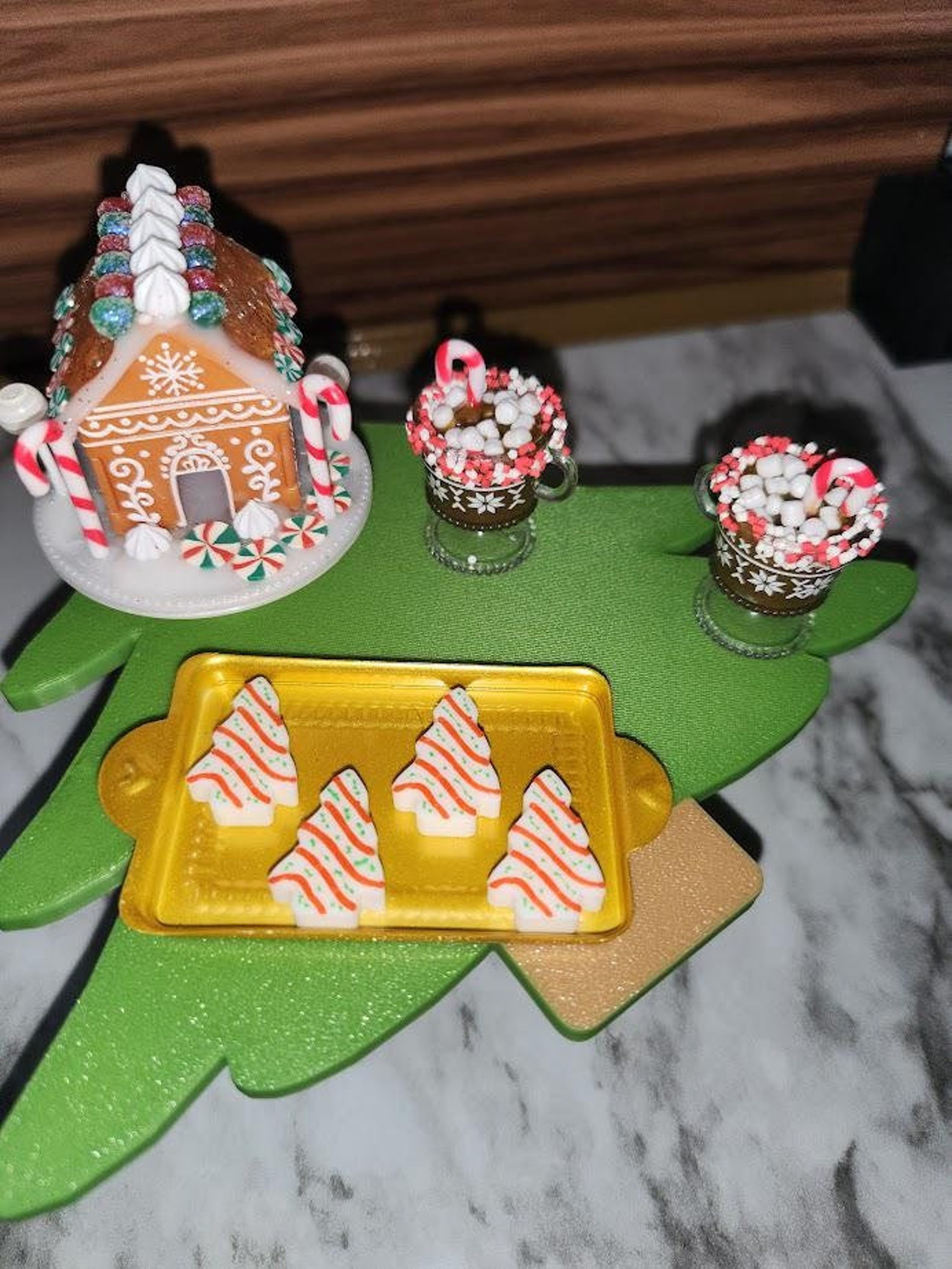 1:6 Scale Christmas Tree Snack Cakes - Etsy