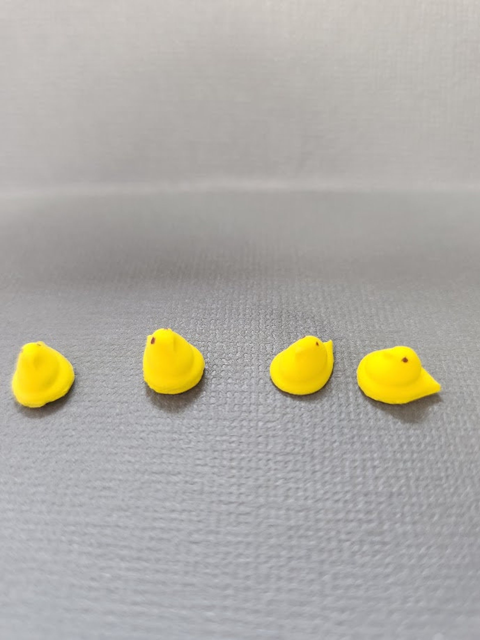 1:6 Scale Miniature Peeps - Chicks or Bunnies (set of 4) - Etsy