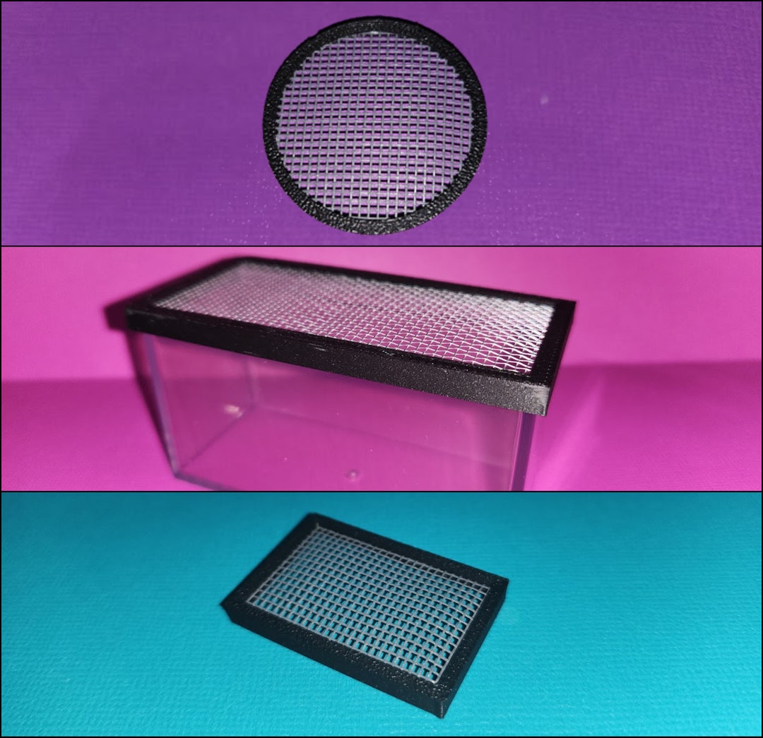 Miniverse "critter/terrarium" Lids With Screen - Etsy