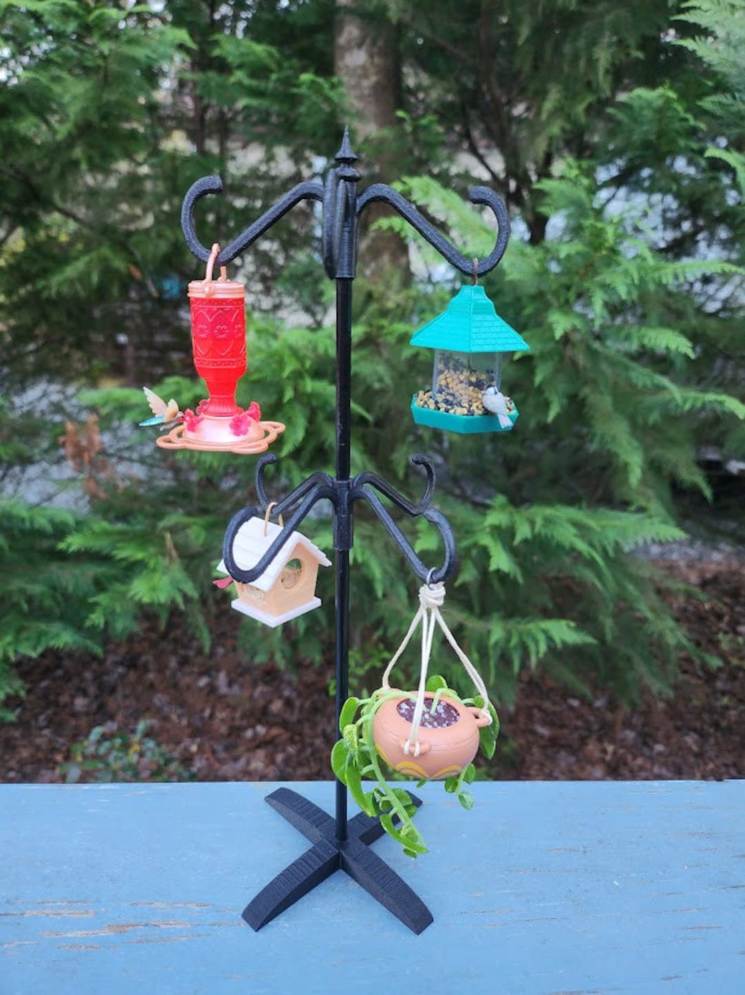 Miniverse Bird Feeder/plant Holder - Etsy