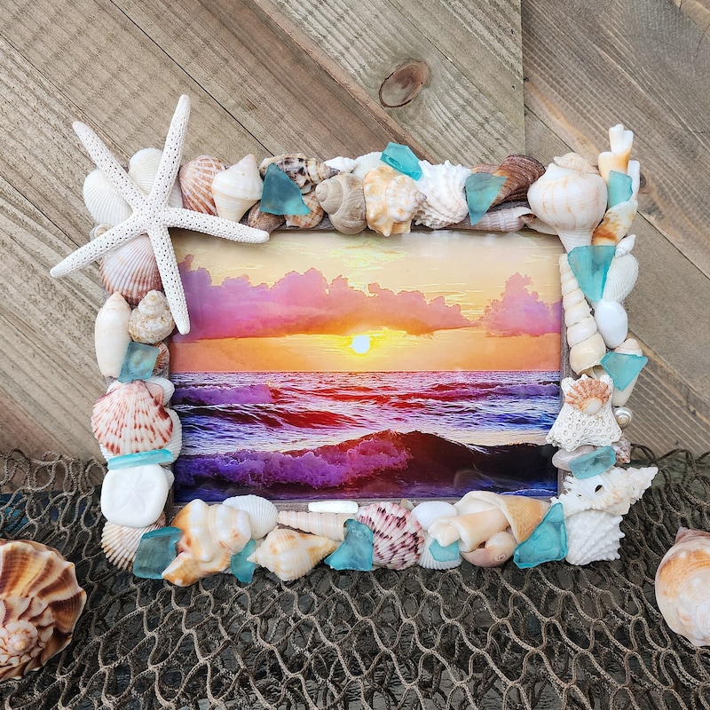Sea Glass Frame - Etsy