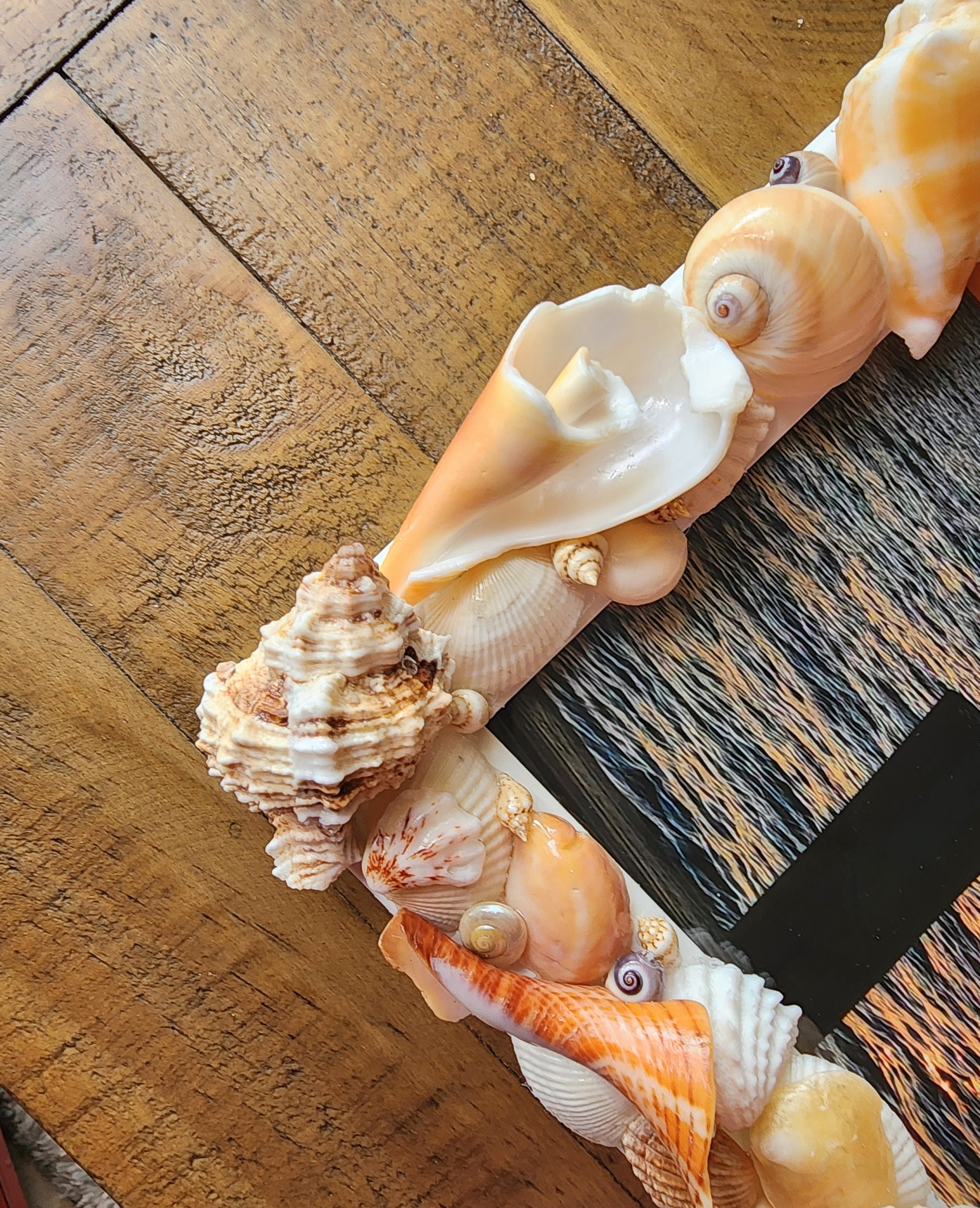 Seashell Photo Frame, 8"x10" Coastal Picture Frame, Beach House Decor ...