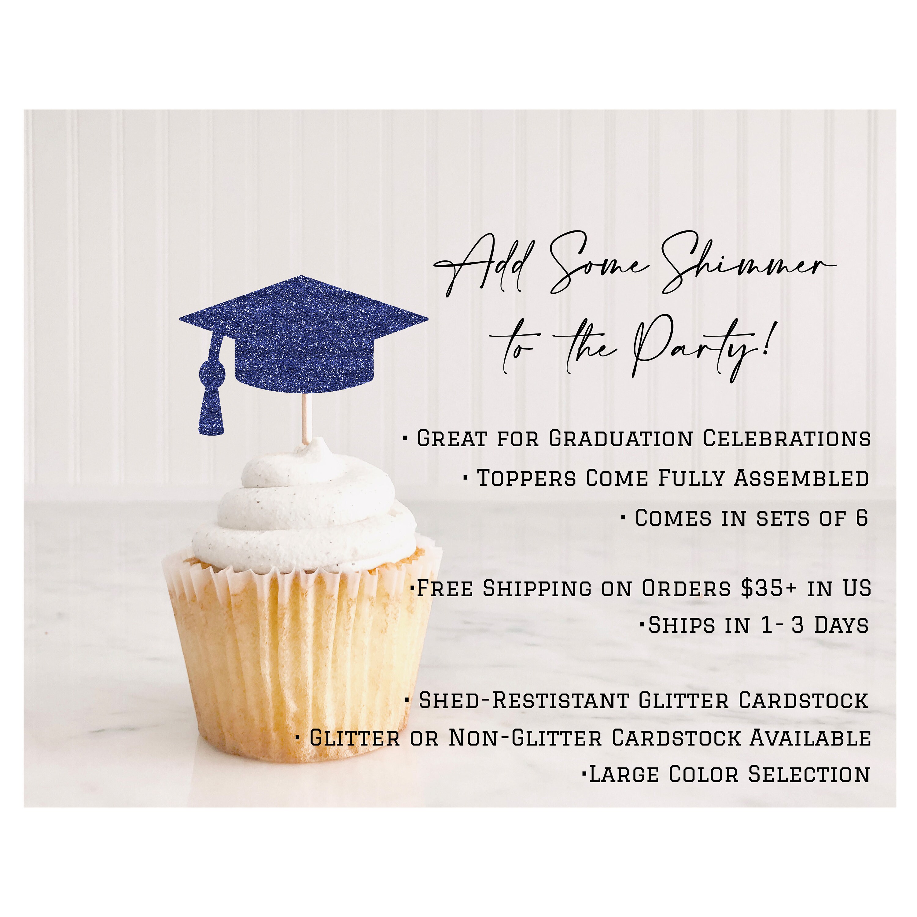 GRADUATION 2024, Graduation Cap Cupcake Topper, Graduation Decorations ...