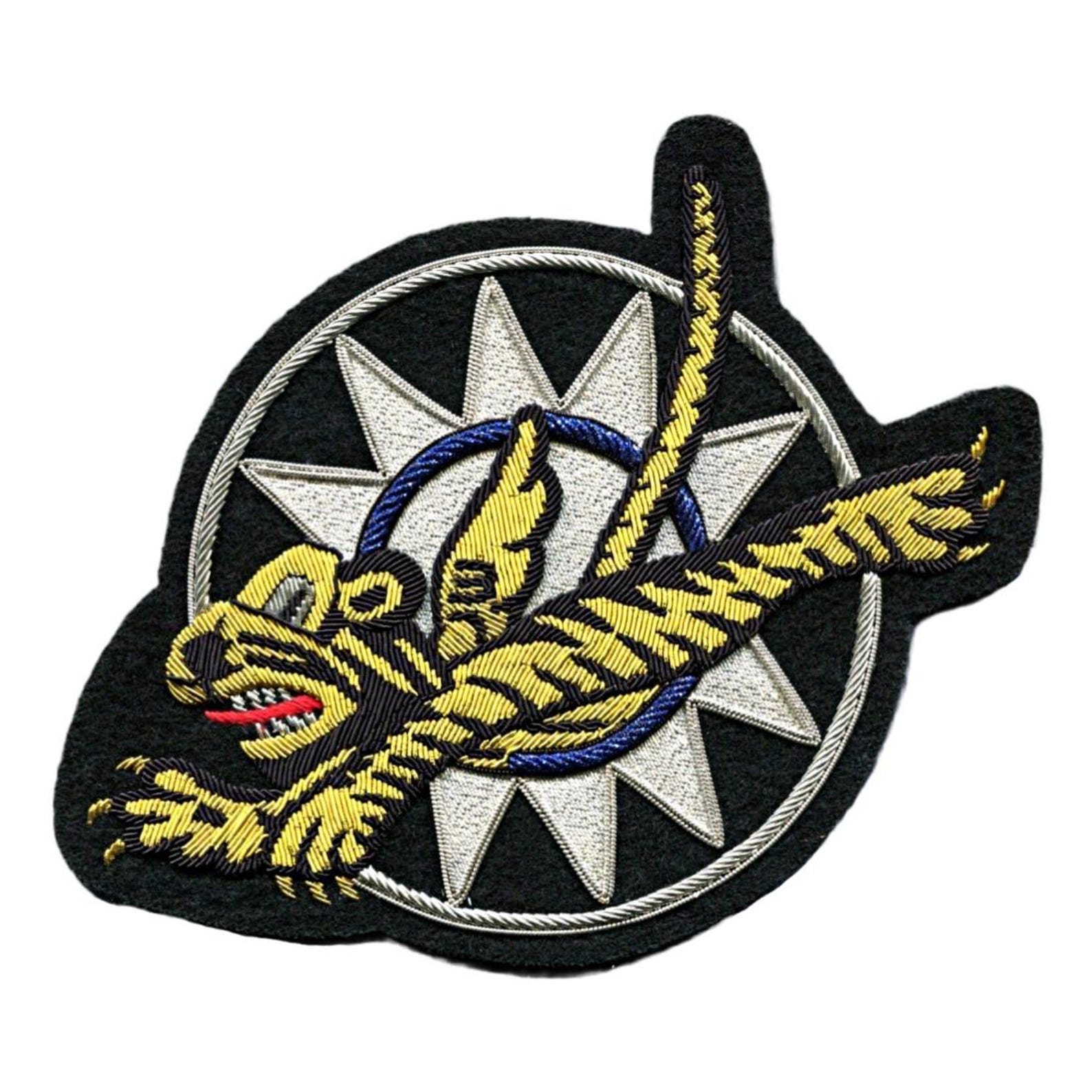 Flying Tigers Fighter Squadron Embroidered Patch - 2pc 5 X 3.5 Inch ...
