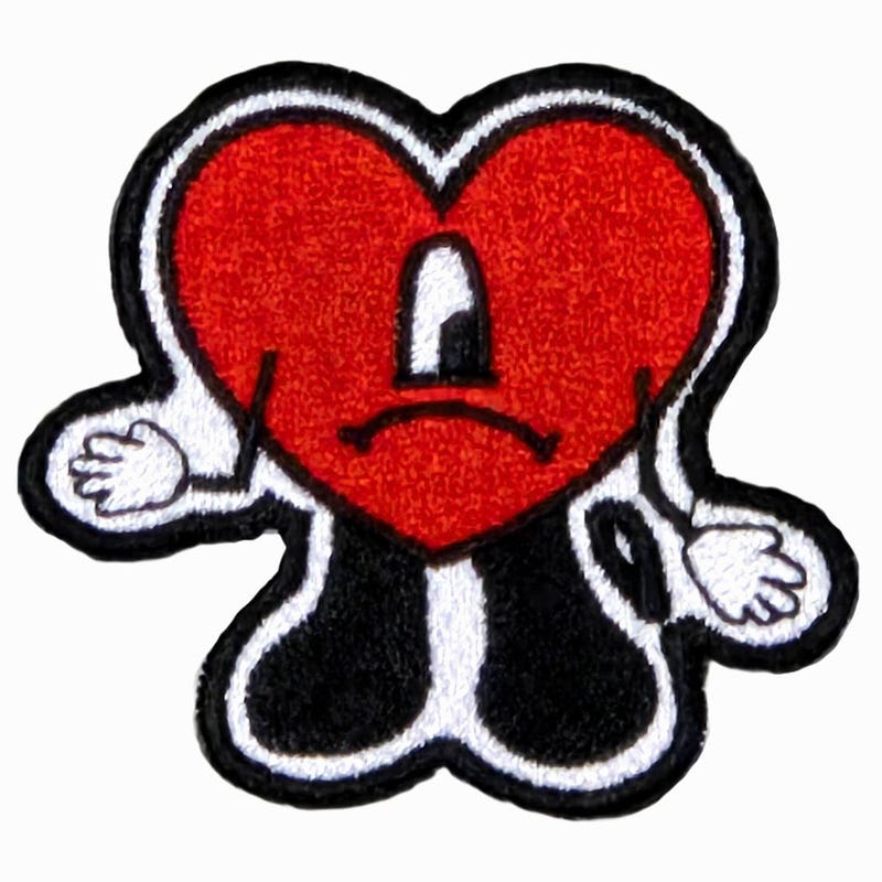 Bad Bunny Heart - Etsy