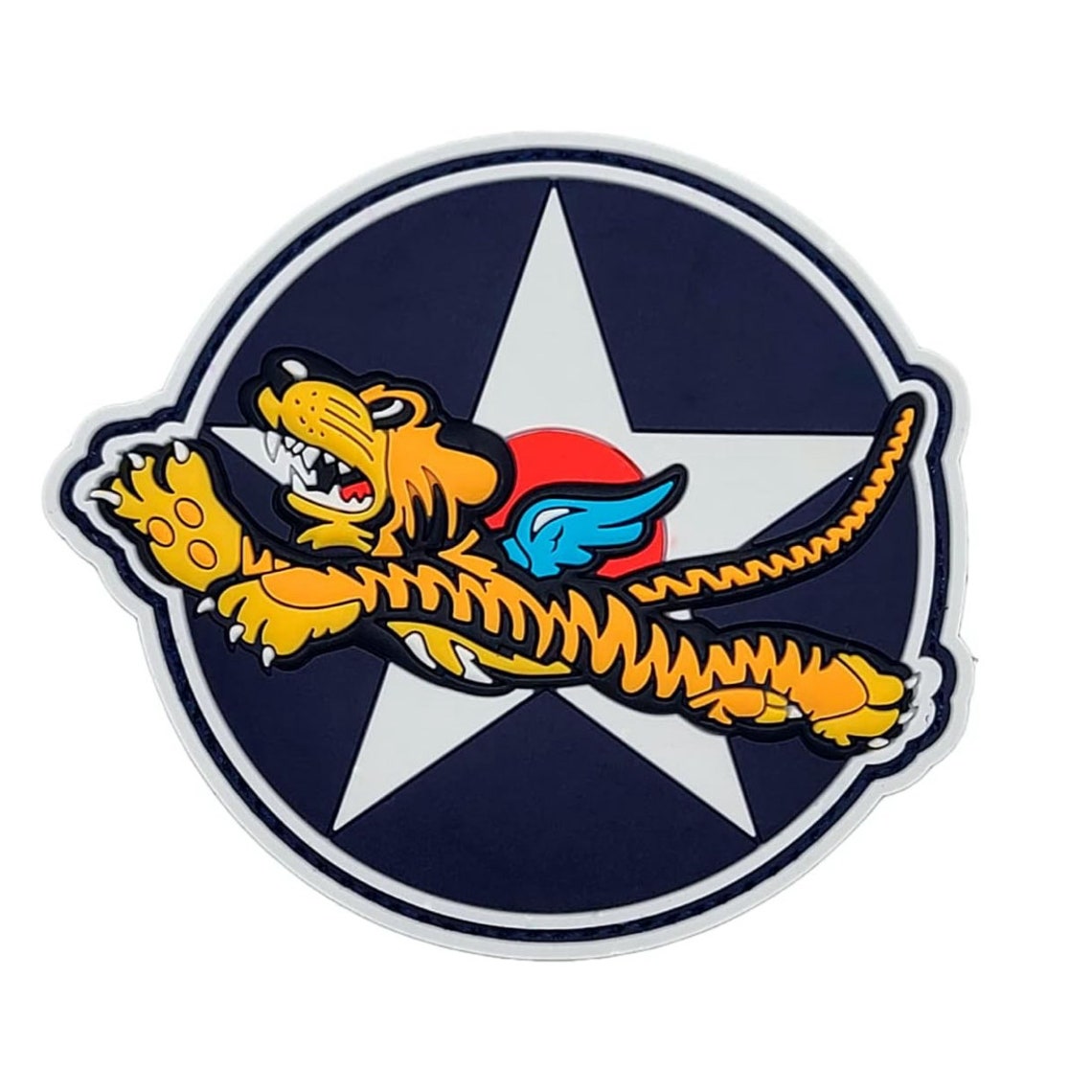 Flying Tigers Warhawk P40 Tactical Morale Patch - 3 X 3 Inch Hook ...