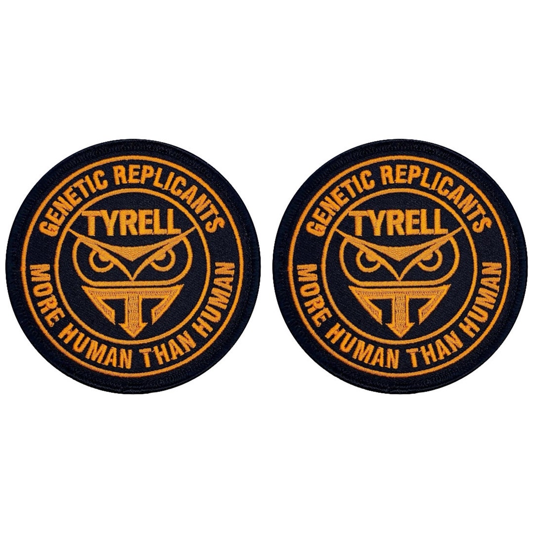 Blade Runner Tyrell Genetic Replicants Owl Patch - 2pc 3.5 X 3.5 Inch ...