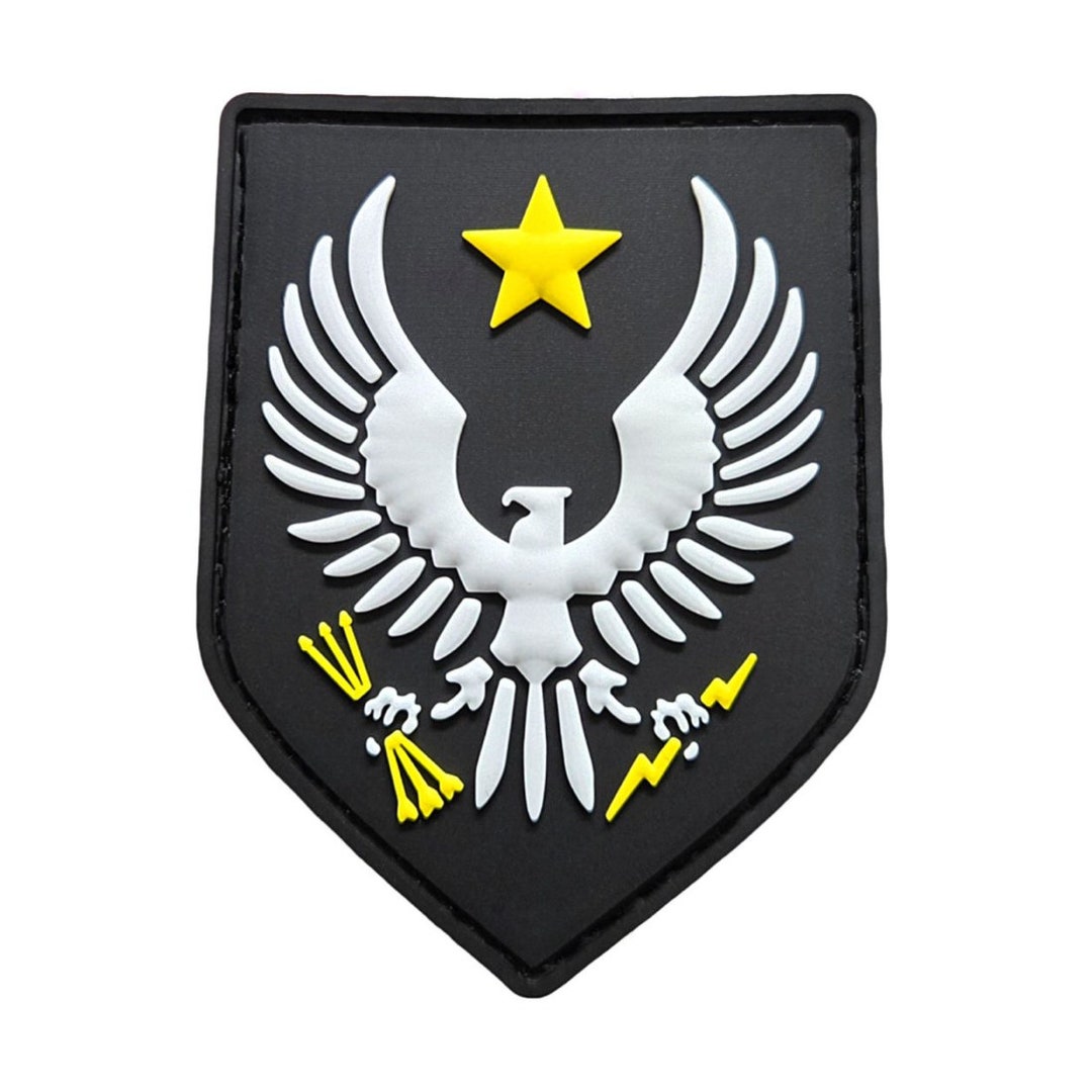 Noble Team Spartan PVC Rubber Patch - 2.25 X 3 Inch Hook Fastener ...