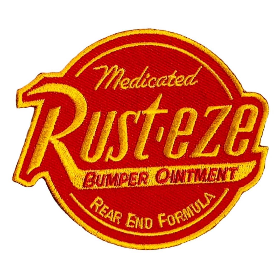 Medicated Rust-eze Bumper Ointment Patch - 3.5 X 3 Inch Iron on or Sew ...