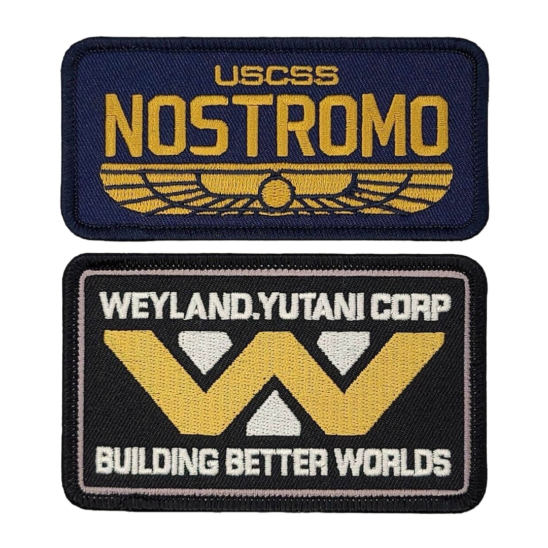 USCSS Nostromo Weyland Yutani Alien Patch - 2pc Iron on or Sew On - Etsy